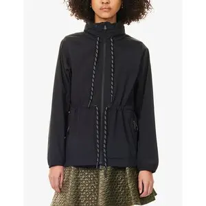 Moncler Soulare Hooded Shelljacket