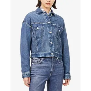 Rag & Bone Miramar Trucker Featherweight Stretch-denim Jacket