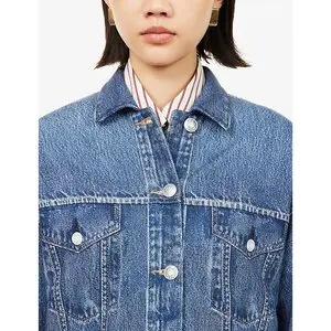Rag & Bone Miramar Trucker Featherweight Stretch-denim Jacket
