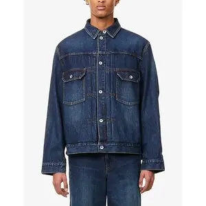 Sacai Panelled Long-sleeve Denim Jacket