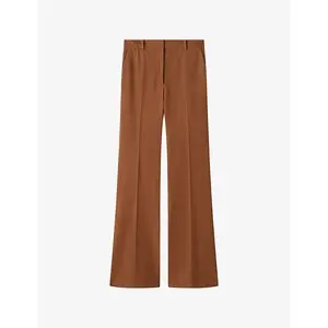 JOSEPH Tafira Stretch-woven Trousers - Cinnamon