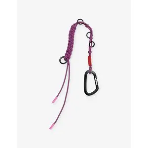 TOPOLOGIE Braided Woven Keychain - Teal Pink