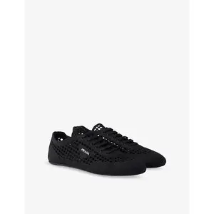 Prada Collapse Crochet Laced Trainers