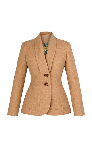 Lena Hoschek Memory Virgin Wool Jacket - Neutral