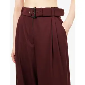 Zimmermann Luna Tailored Wool-blend Trousers