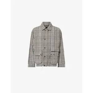 Barbour Westoe Checked Cotton And Linen-blend Jacket - Neutral Check