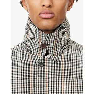 Barbour Westoe Checked Cotton And Linen-blend Jacket