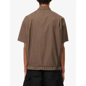 Sacai Drawstring-hem Cotton Shirt