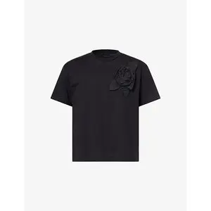Simone Rocha Pressed Rosette Cotton T-shirt