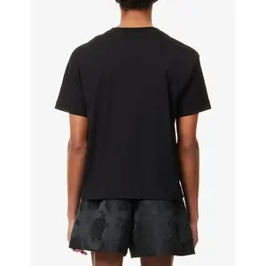 Simone Rocha Pressed Rosette Cotton T-shirt