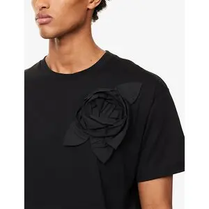 Simone Rocha Pressed Rosette Cotton T-shirt