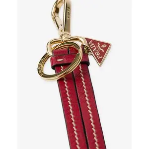 Prada Leather Keychain Charm
