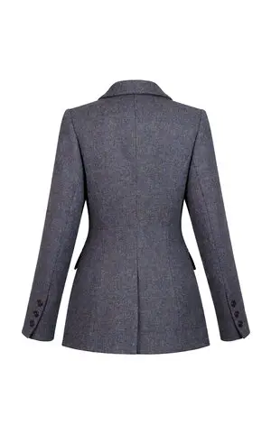 Lena Hoschek Virgin Wool Hunting Jacket - Grey