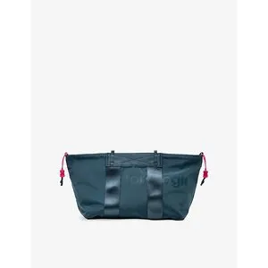 TOPOLOGIE Summit Tote Wide Small Woven Bag - Deep Teal
