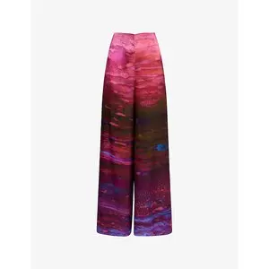 ROKSANDA Areneau Printed Silk Trouser