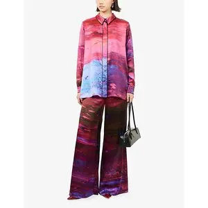ROKSANDA Areneau Printed Silk Trouser