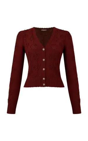 Lena Hoschek Dorothea Virgin Wool Cardigan