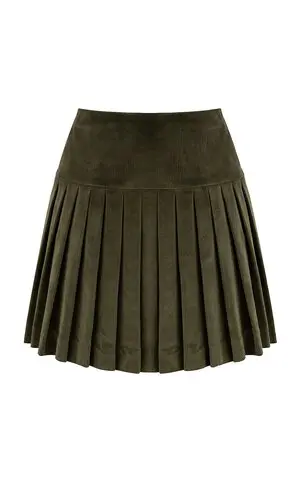 Lena Hoschek Kiki Cotton Blend Skirt - Bronze