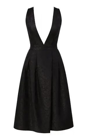 Lena Hoschek Adele Apron Maxi Dress - Black