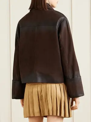 Loewe Distressed Suede Jacket
