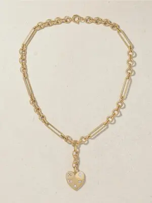 FOUNDRAE L'eternelle Chanson 18-karat Diamond Necklace - Gold