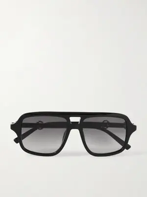 Gucci Aviator-style Acetate Sunglasses - Black