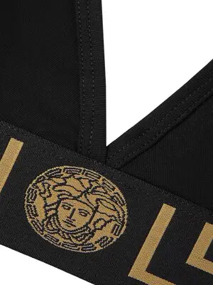 Versace Cotton Jersey Triangle Bralette