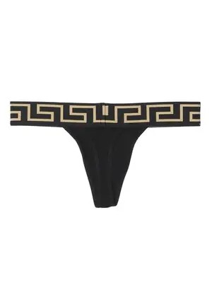 Versace Thong With Greek