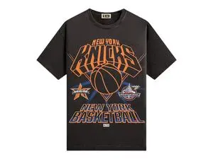 Kith Nba Allstar New York Knicks Vintage Tee Shirt - Black