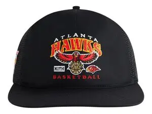 Kith X 47 Brand Nba Allstar Atlanta Hawks Trucker Hat - Black