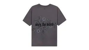 ONLY THE BLIND Wildflower T-shirt - Purple
