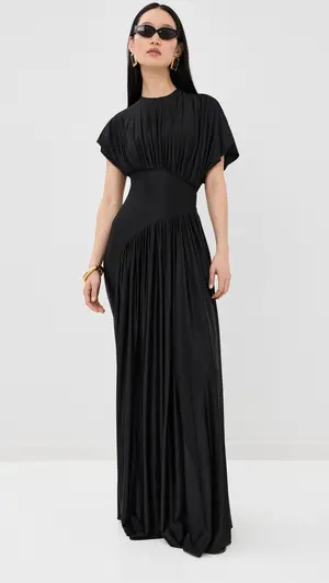Rabanne Ruched Maxi Dress