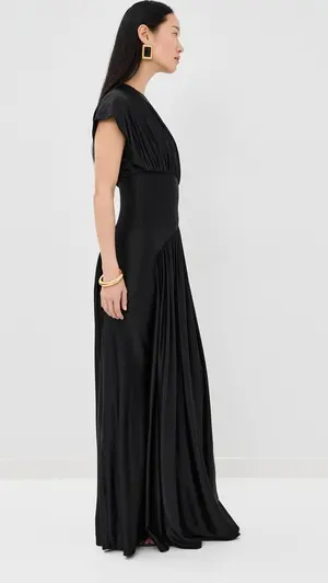 Rabanne Ruched Maxi Dress