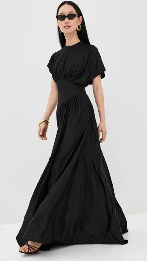 Rabanne Ruched Maxi Dress