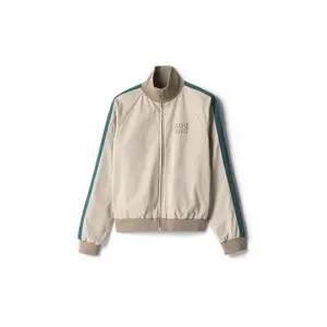 Miu Miu Washed Twill Blouson Jacket - Khaki/green