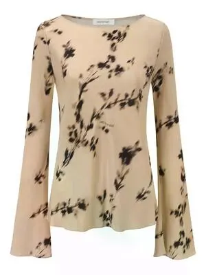 INTO THE EAST Silk Blouse - Neutrals