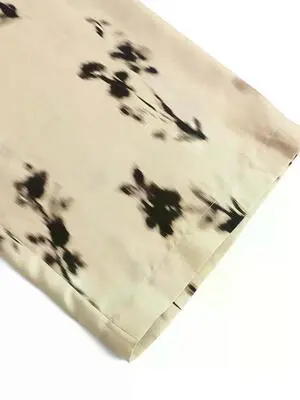INTO THE EAST Floral Print Silk Trousers