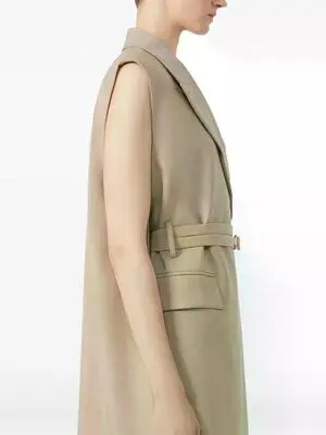 Sportmax Belted Sleeveless Jacket