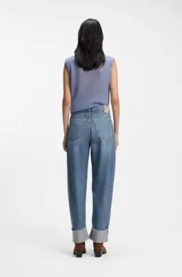 BOSS Relaxed-fit Balloon Leg Jeans