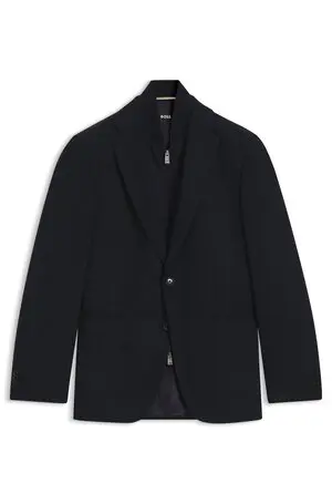 BOSS Slim-fit Jacket With Integrated Vest