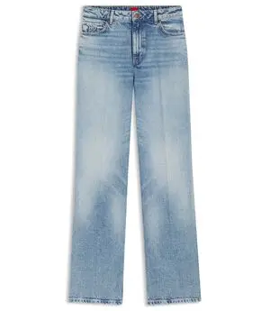 Hugo Wide-leg High-rise Jeans