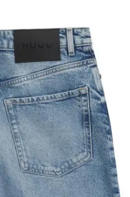 Hugo Wide-leg High-rise Jeans