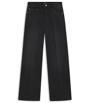 BOSS Boyfriend-fit Jeans In Rigid Denim - Black