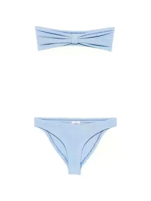 Hunza G Knot Front Bikini - Blue