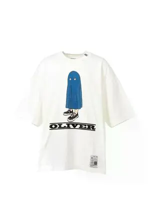 Mihara Yasuhiro Oliver Printed T-shirt - White