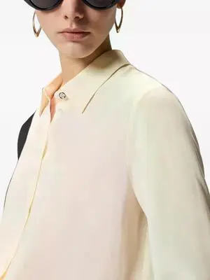 Pinko Buttoned Collared Shirt - Neutrals