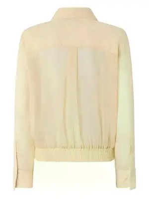 Pinko Semi-sheer Shirt With Metallic Appliqués