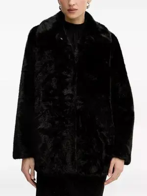 MORGAN Collar Coat - Black