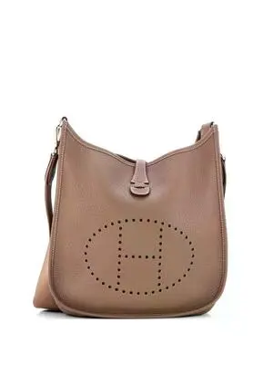 Hermès Evelyne Bag Gen Iii Clemence Pm Crossbody Bag - Brown