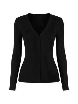 Arch4 Halden V-neck Buttoned Cardigan - Black